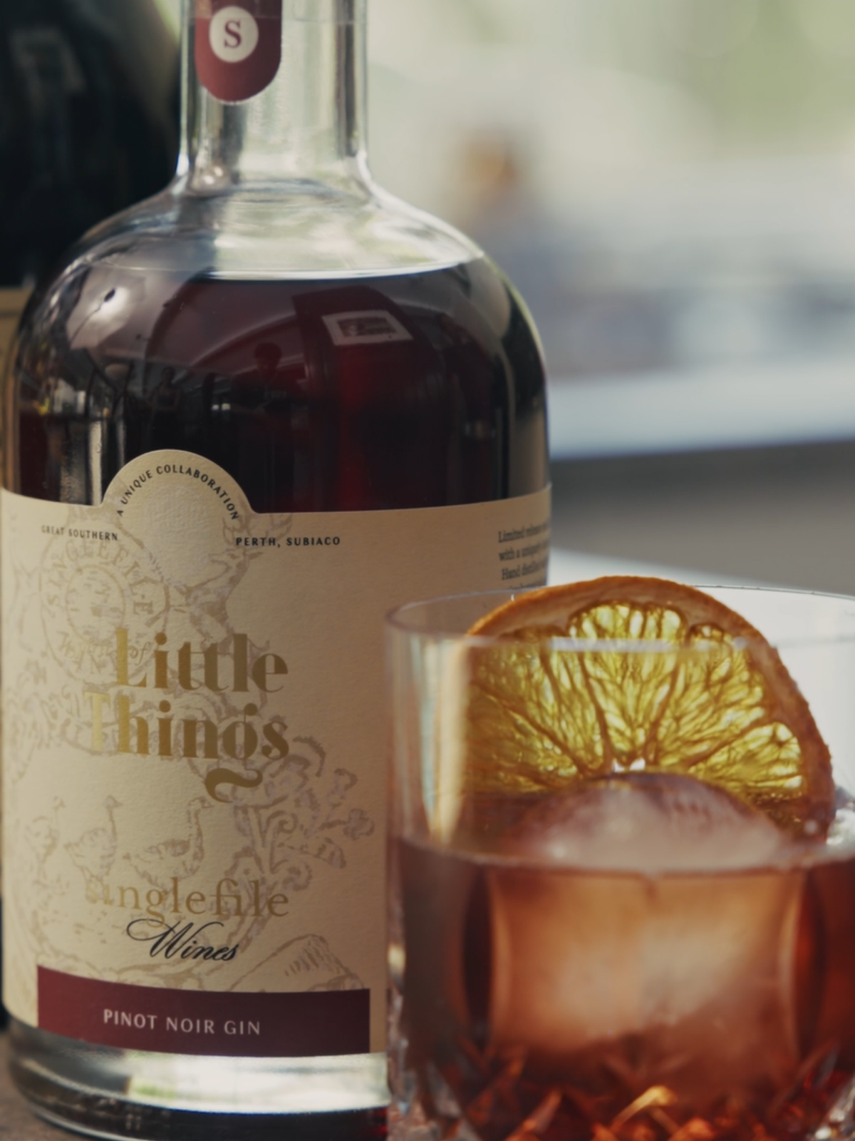 Singlefile × Spirit of Little Things Pinot Noir Gin